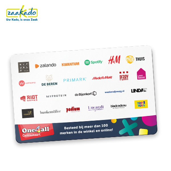 One4All cadeaukaart, ook een slim kerstcadeau! - ZaaKado BV